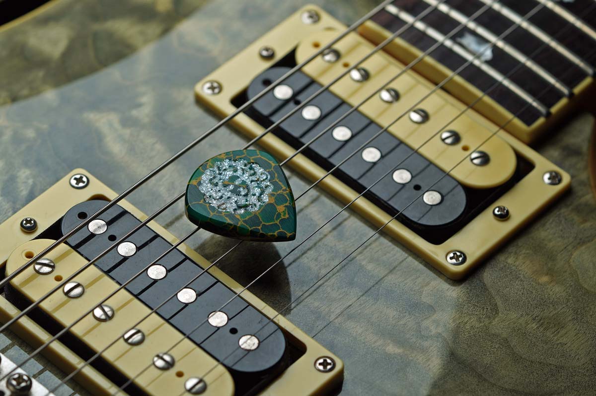 Medusa Stone Guitar Picks - Iron Age Guitar Accessories