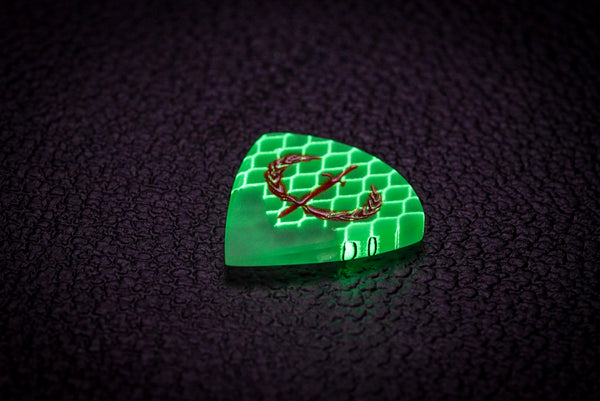 The Dragon Scale Plectrum - Iron Age Guitar Accessories