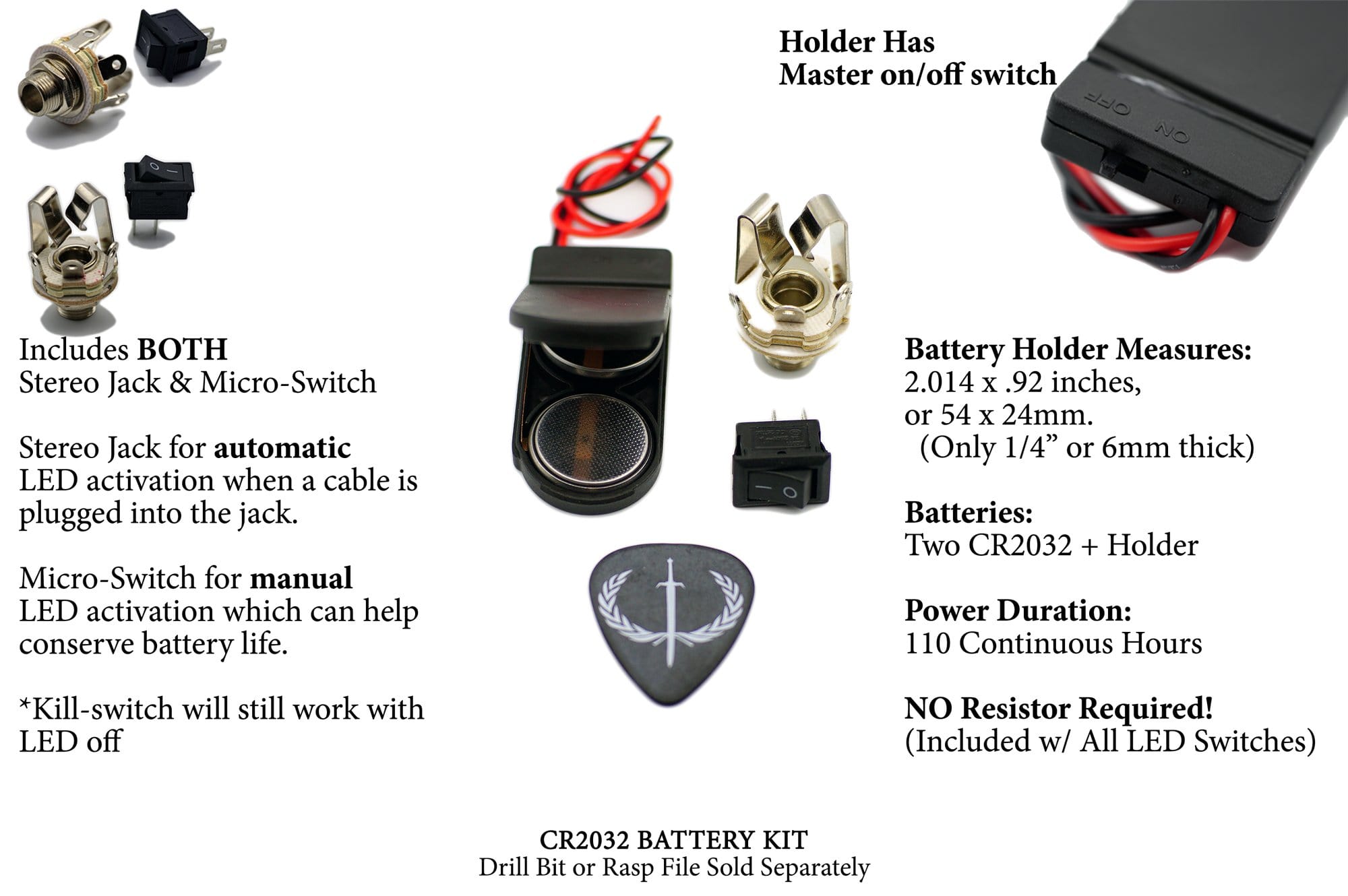 Guitar Kill Switch Install Kit - Iron Age Guitar Accessories