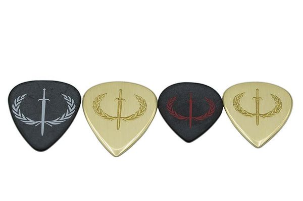 Brass Metal Guitar Picks - Iron Age Guitar Accessories